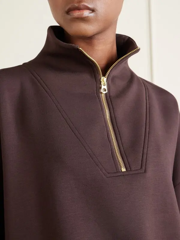 Varley Hawley Jersey Sweatshirt - Brown