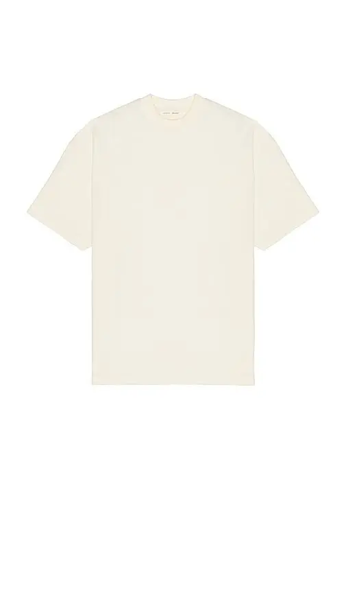 Fear Of God Signature 90's Short Sleeve Tee In White - Ivory