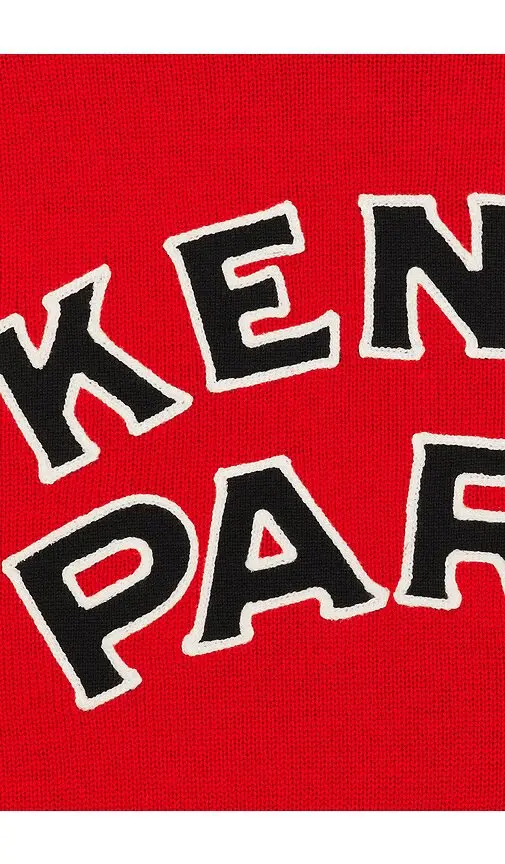 Kenzo Emblem Jumper In Red