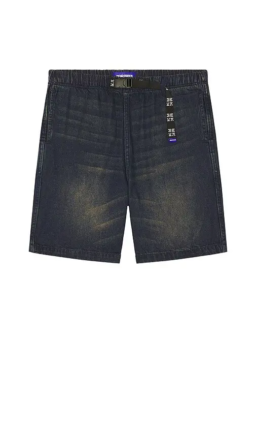 DEVA STATES Stroll Denim Shorts In Blue