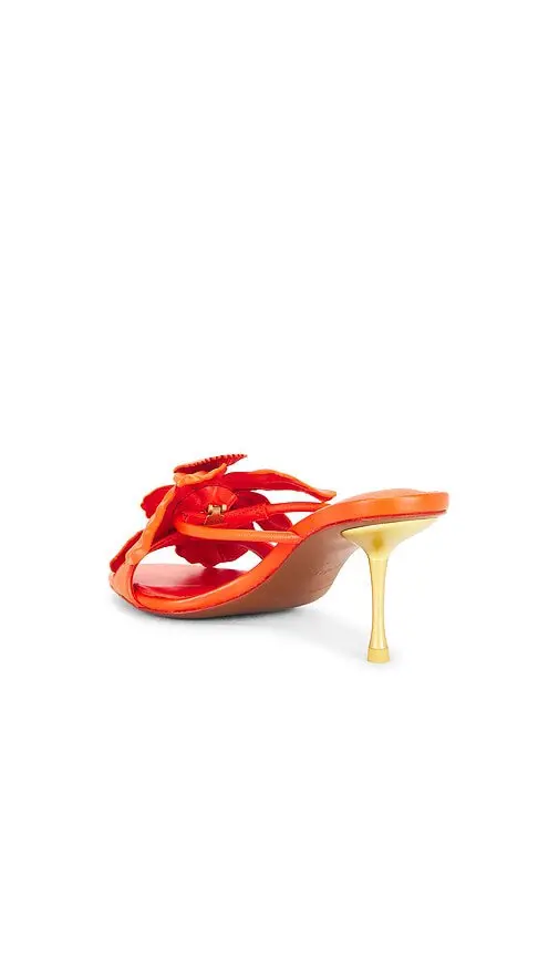Cult Gaia Valoria Sandal In Orange