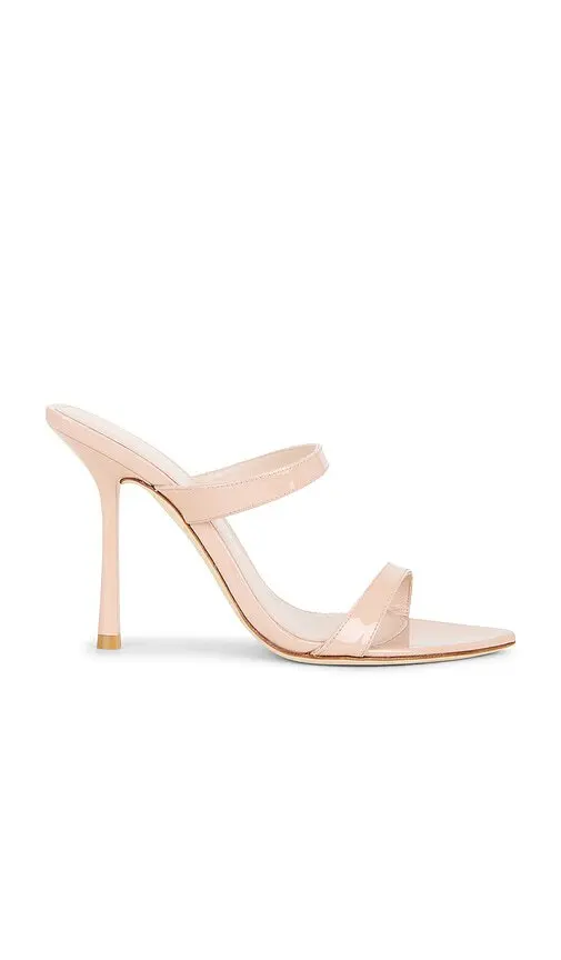 STUART WEITZMAN Lexington Slide 100 Stiletto Sandal - Blushful