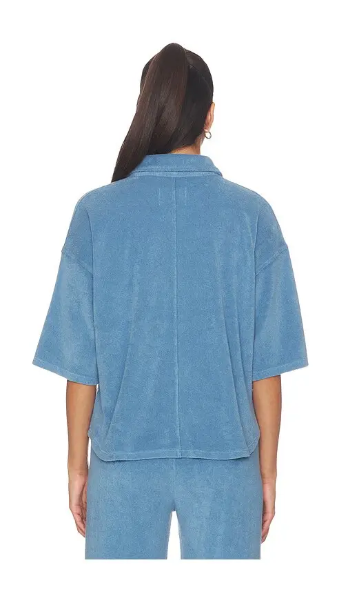 Citizens Of Humanity Francis Knit Shirt In Blue