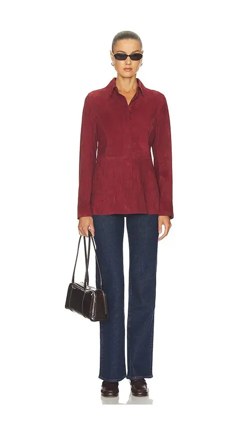 FRAME Suede Shirt