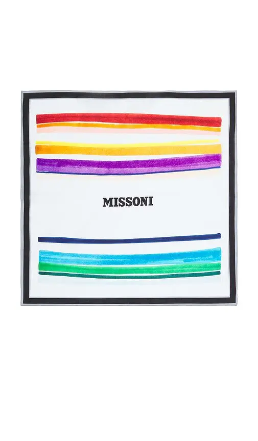Missoni Foulard Bandana In White