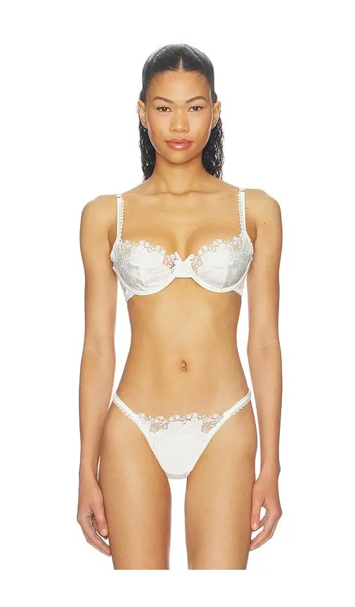 KAT THE LABEL Saskia Underwire Bra - Ivory