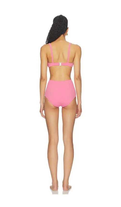Lisa Marie Fernandez Balconette High-waist Bikini Set - Pink