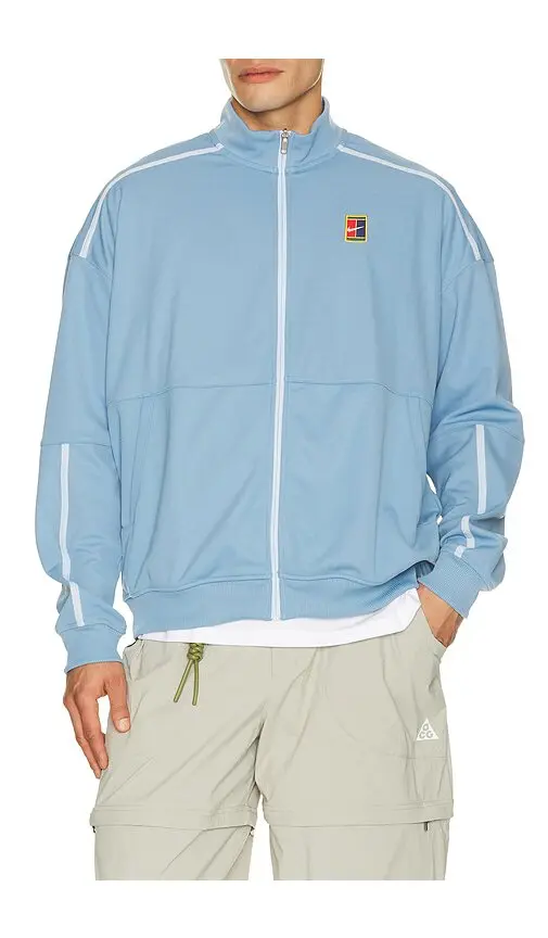 Nike Nkct Heritage Suit Jacket In Blue - Work Blue