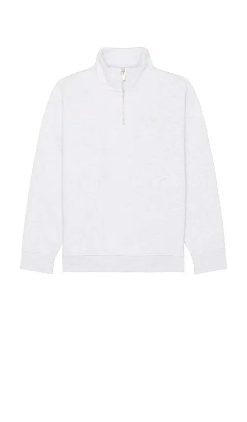 On Club Collective 1/4 Zip In White