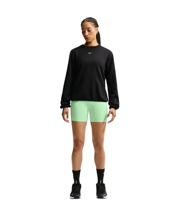Nike Studio Fleece Sport Dri-fit Crew-neck Sweatshirt - Black