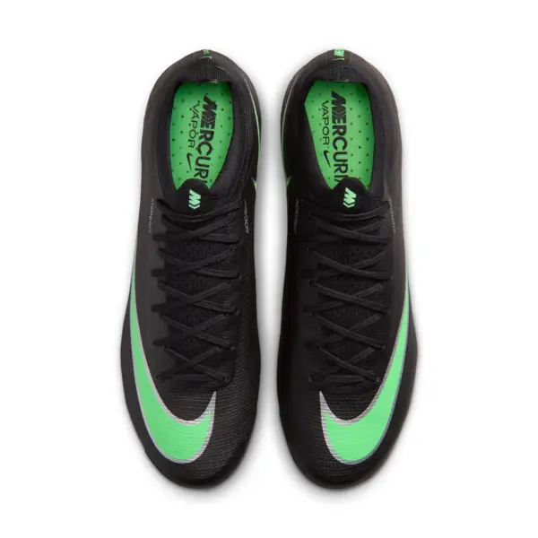 Nike Mercurial Vapor 17 Elite Artificial-grass Low-top Soccer Cleats - Black