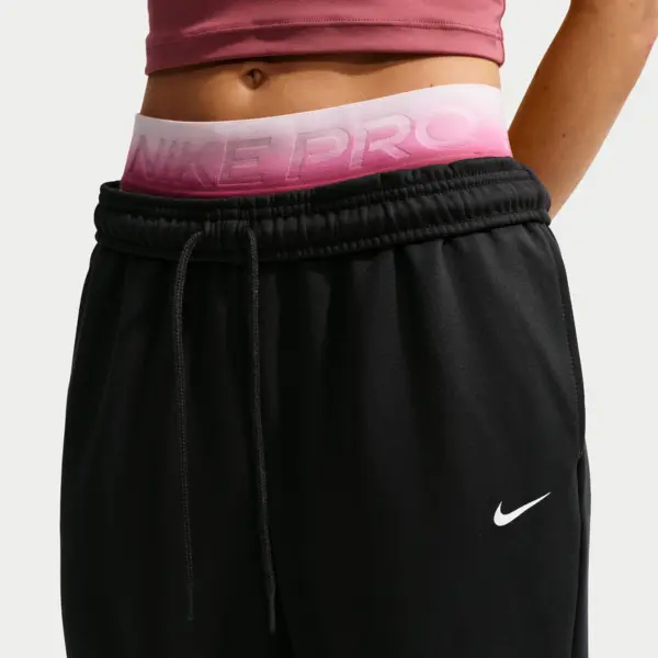 Nike Studio Fleece Sport Dri-fit Mid-rise Open-hem Pants
