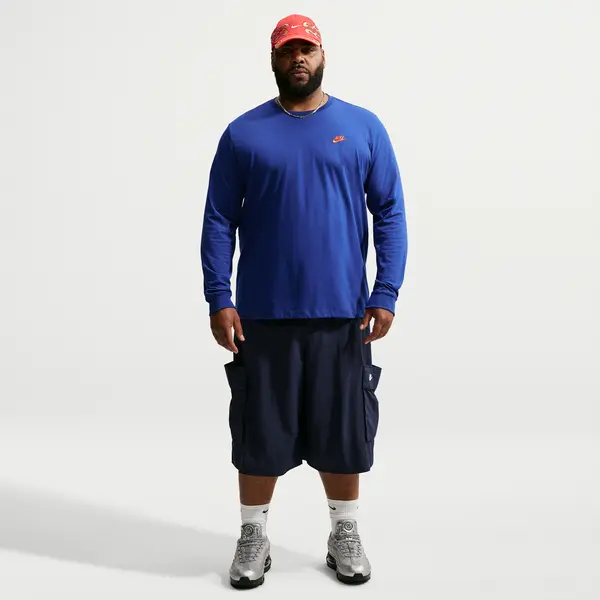 Nike Sportswear Club Long-sleeve T-shirt - Blue