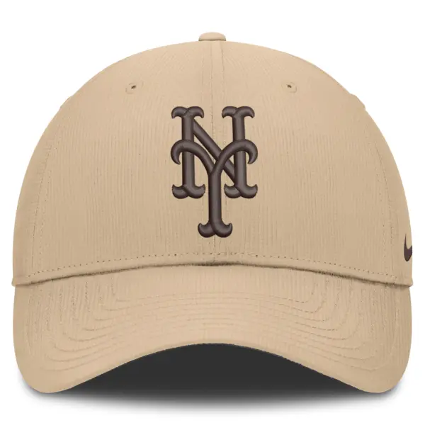 Nike New York Mets Club Dri-fit Mlb Adjustable Hat - Brown