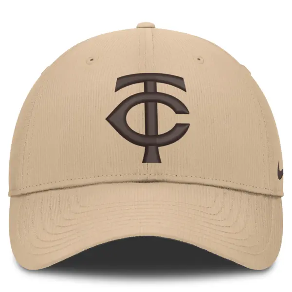 Nike Minnesota Twins Club Dri-fit Mlb Adjustable Hat - Brown