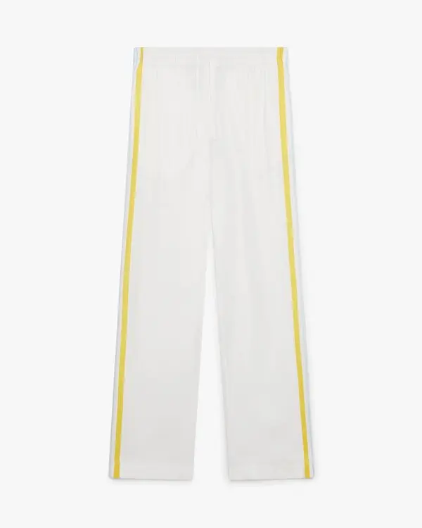 Casablanca Tennis Landscape Silk Twill Trousers - Multicolor