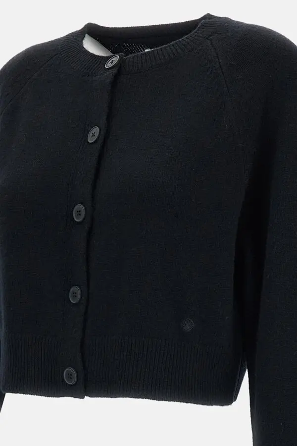 Loulou De Saison Heike Short Cardigan - Nero