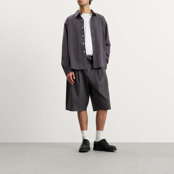 PORTER JAMES Double Pleated Shorts