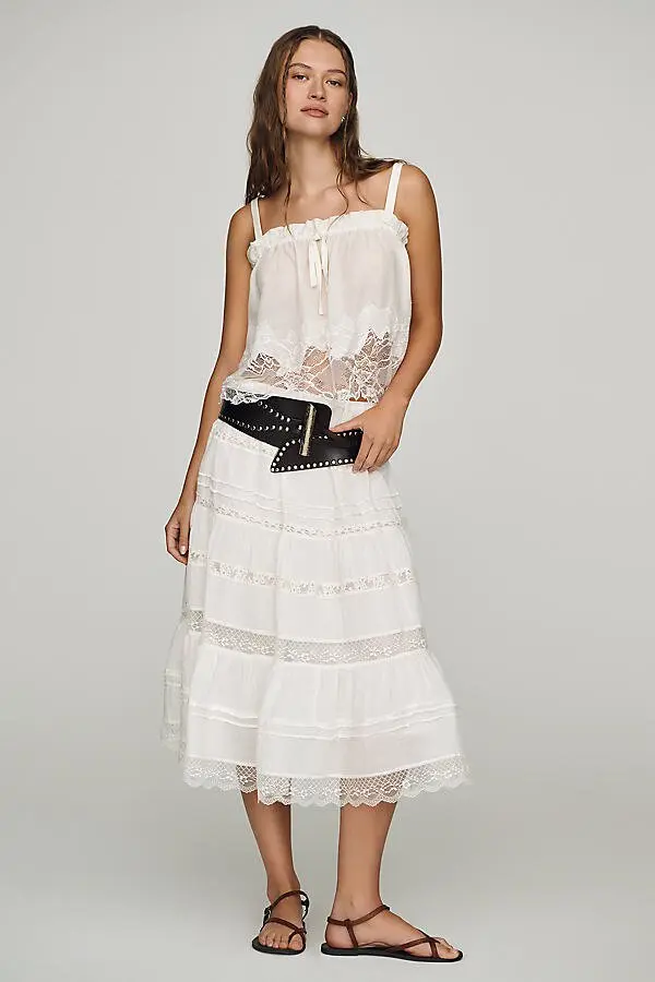 Z & L EUROPE Sedona Studded Leather Belt