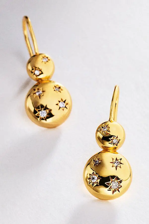 GOLDBUG COLLECTION Double Bubble Drop Earrgs