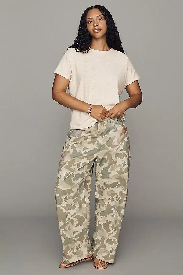 PILCRO Kayden High-rise Carpenter Barrel Pants