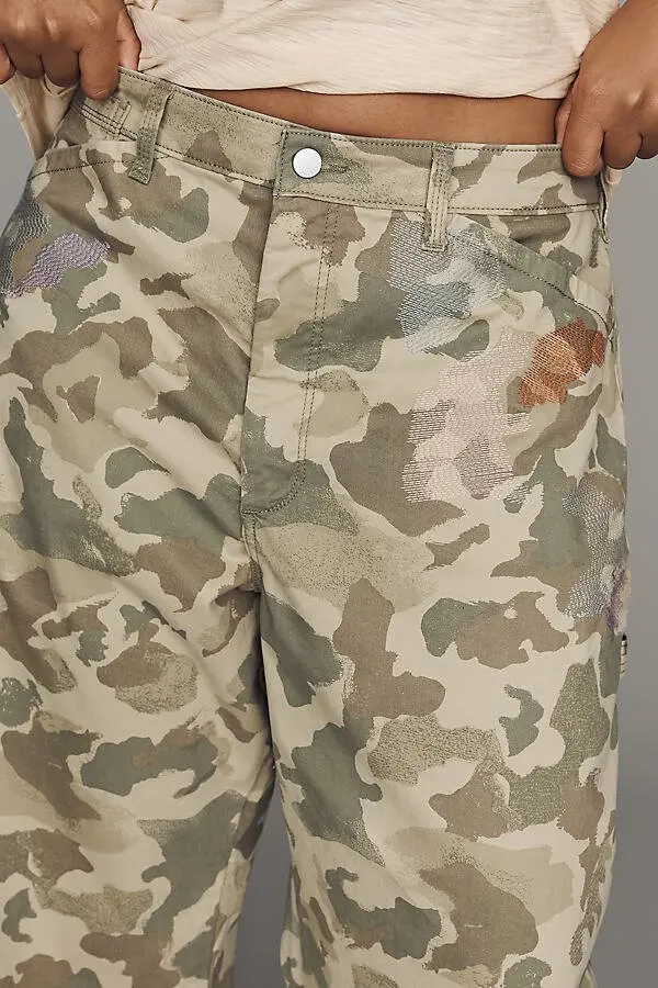 PILCRO Kayden High-rise Carpenter Barrel Pants