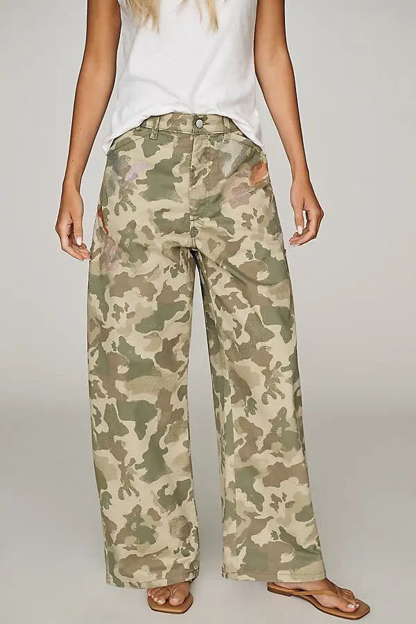 PILCRO Kayden High-rise Carpenter Barrel Pants