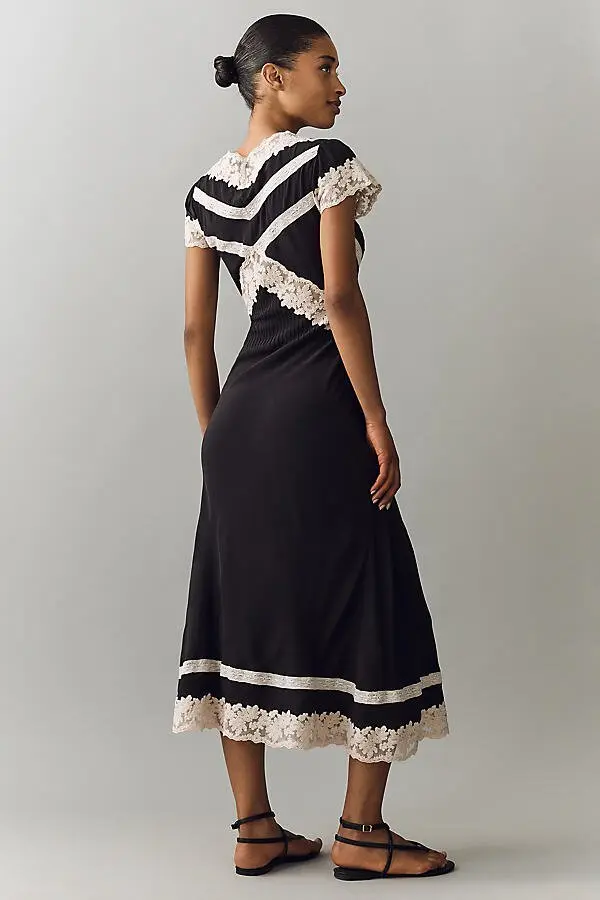Rixo Petite Marta Midi Dress