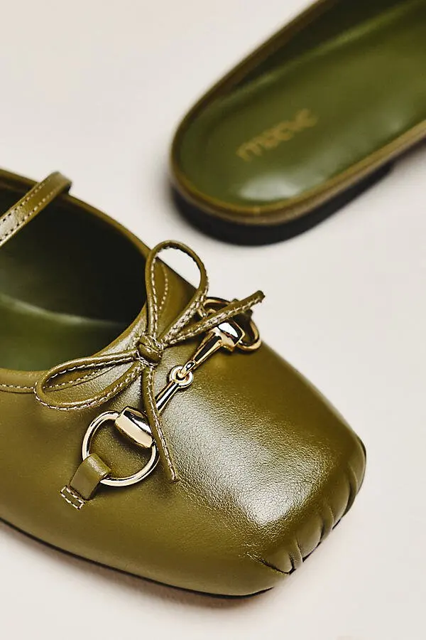 Maeve Horsebit Mule Ballet Flats