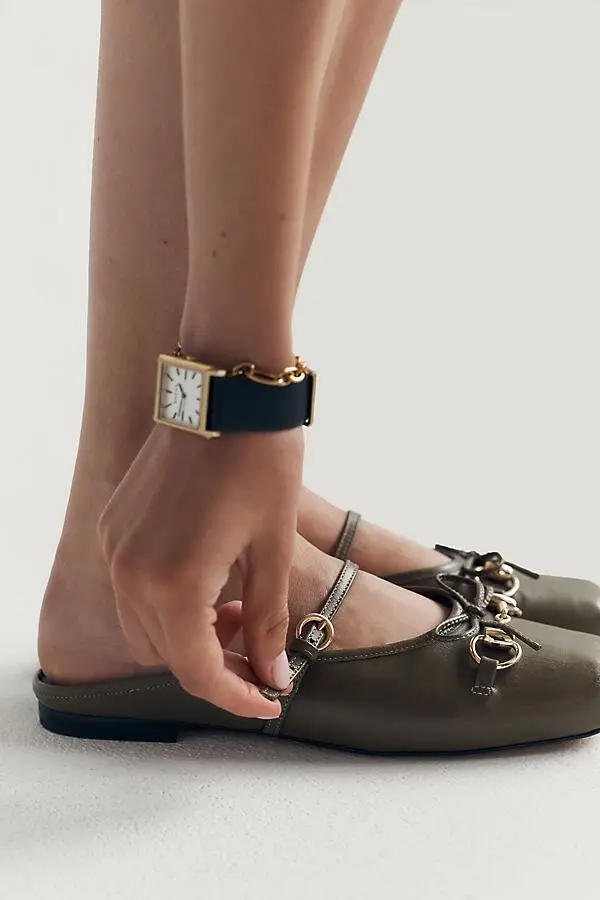 Maeve Horsebit Mule Ballet Flats