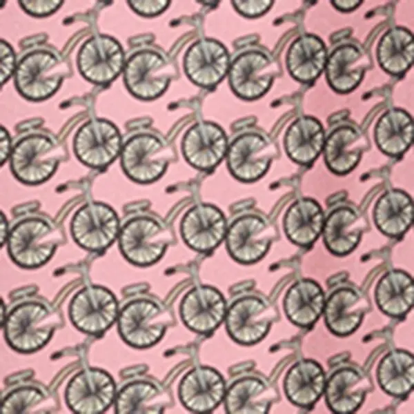 Max Mara Silk Bicycle Print Wide-leg Trousers