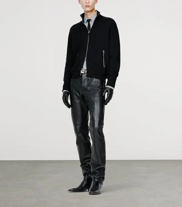 TOM FORD Virgin Wool Zip-up Sweater