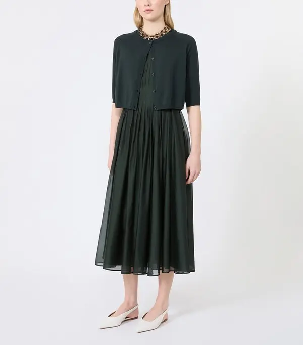 Max Mara Cotton-silk-cashmere Cardigan