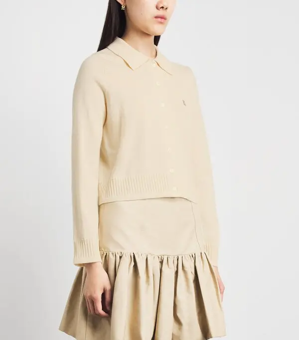 Sandro Wool-cashmere Polo Cardigan