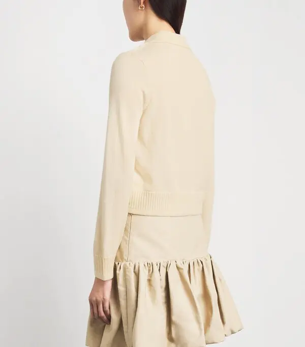Sandro Wool-cashmere Polo Cardigan
