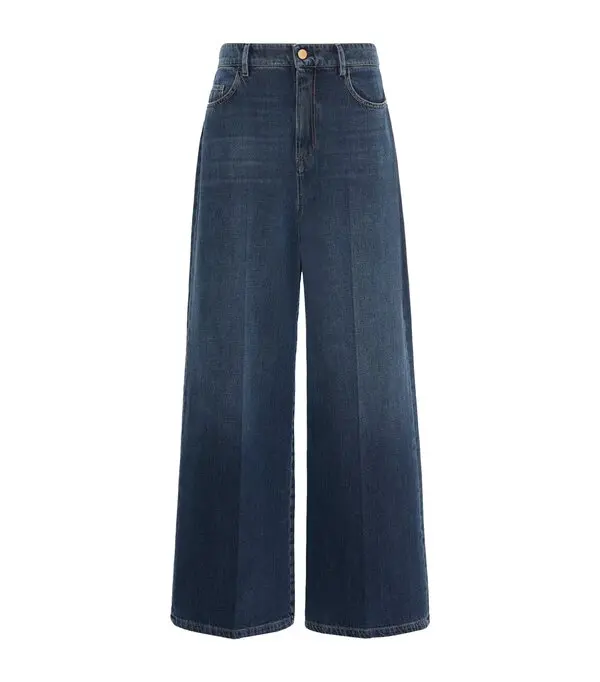 Max Mara High-rise Wide-leg Jeans