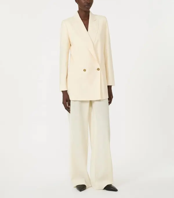 Max Mara Virgin Wool Wide-leg Trousers