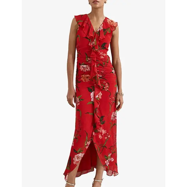 PHASE EIGHT Mae Floral-print Woven Maxi Dress