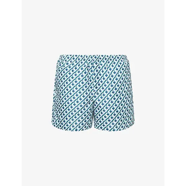Casablanca Printed Woven Swim Shorts