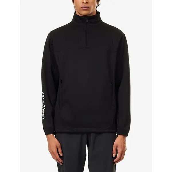 MALBON Long-sleeve Quarter-zip Woven Pullover