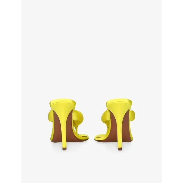 Alaïa Padded 90 Satin Sandals