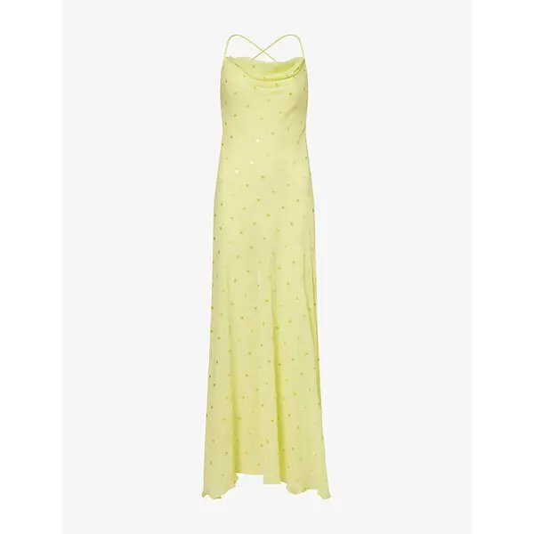 Bec & Bridge Arielle Sequin-embellished Slip Maxi Dress