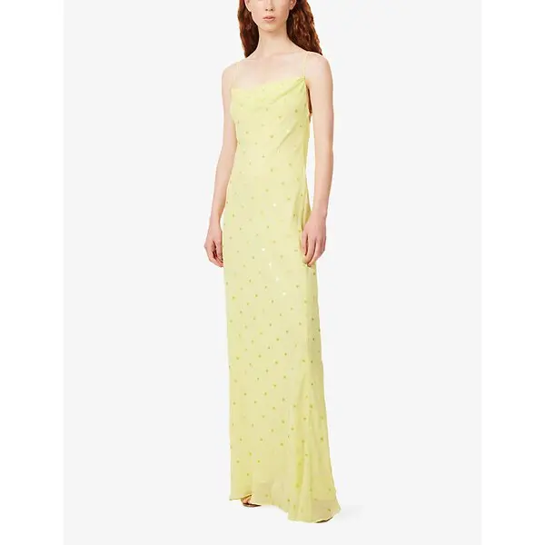 Bec & Bridge Arielle Sequin-embellished Slip Maxi Dress