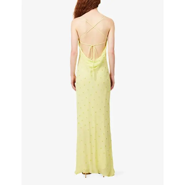 Bec & Bridge Arielle Sequin-embellished Slip Maxi Dress
