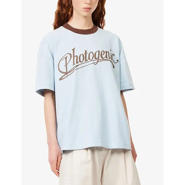 SISTERS & SEEKERS Photogenic Oversized Cotton T-shirt