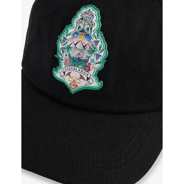 Casablanca Hotel Brand-patch Cotton Cap