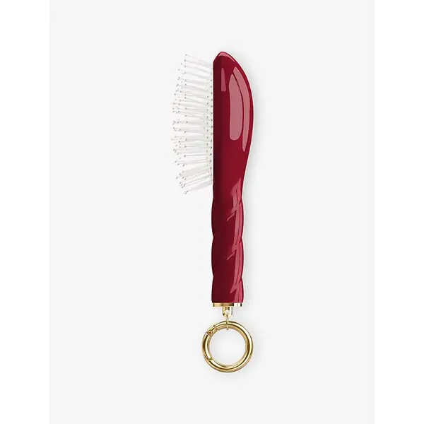 LA BONNE BROSSE N.04 The Massaging Detangling The Universal Mini Hair Brush - Cherry Red
