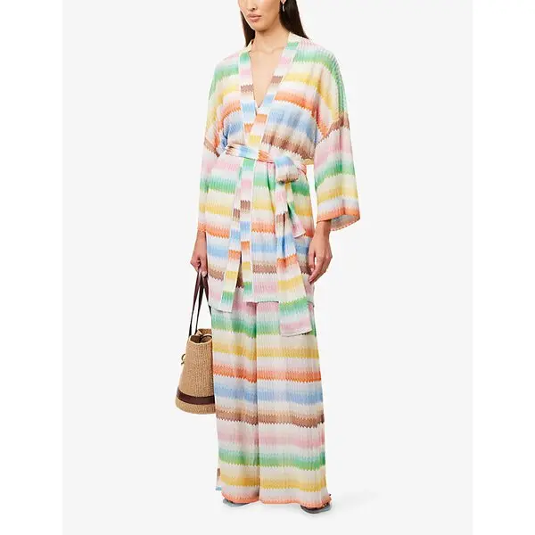 Missoni Side-split Chevron Knitted Trousers