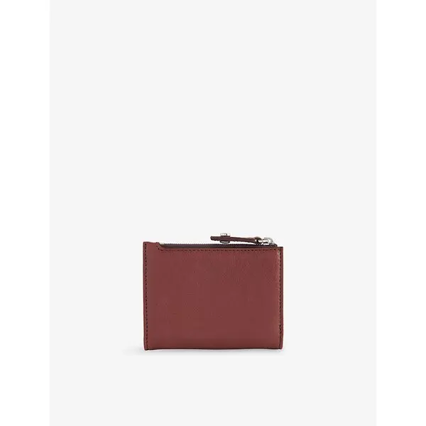 VIVIENNE WESTWOOD Slim Flap Leather Card Holder