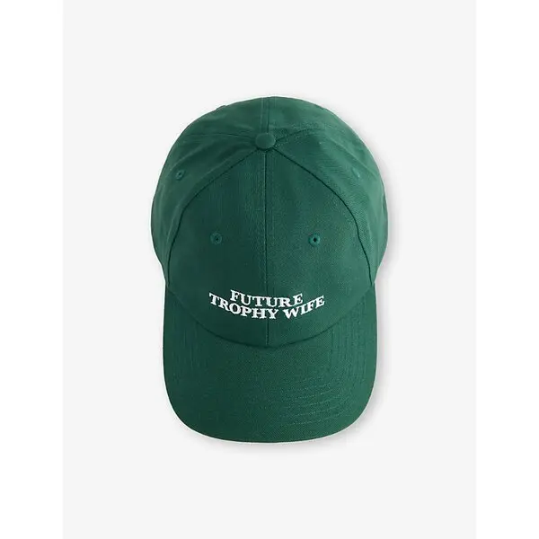 UNTIL FURTHER NOTICE Future Trophy Wife Embroidered Cotton Cap